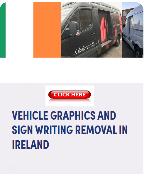 Vehicle graphics and sign writing removal